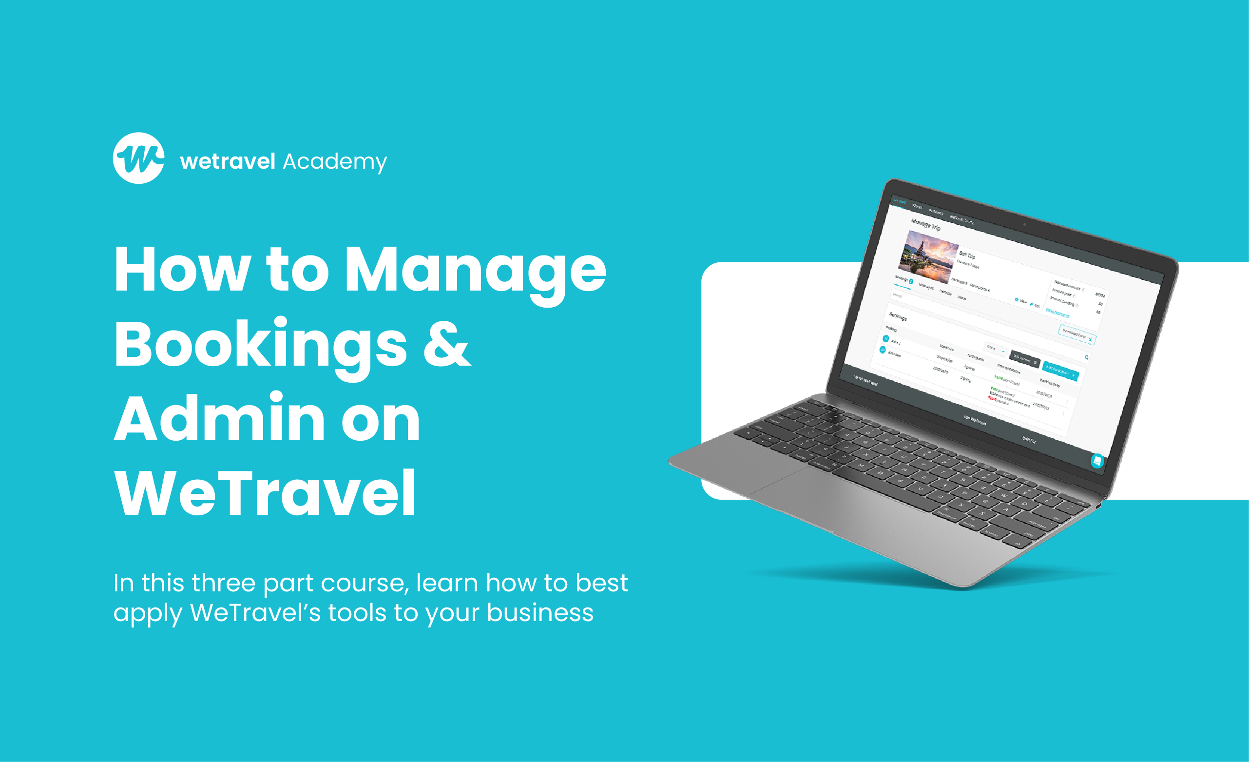 WeTravel Courses: designed to help you grow your travel business